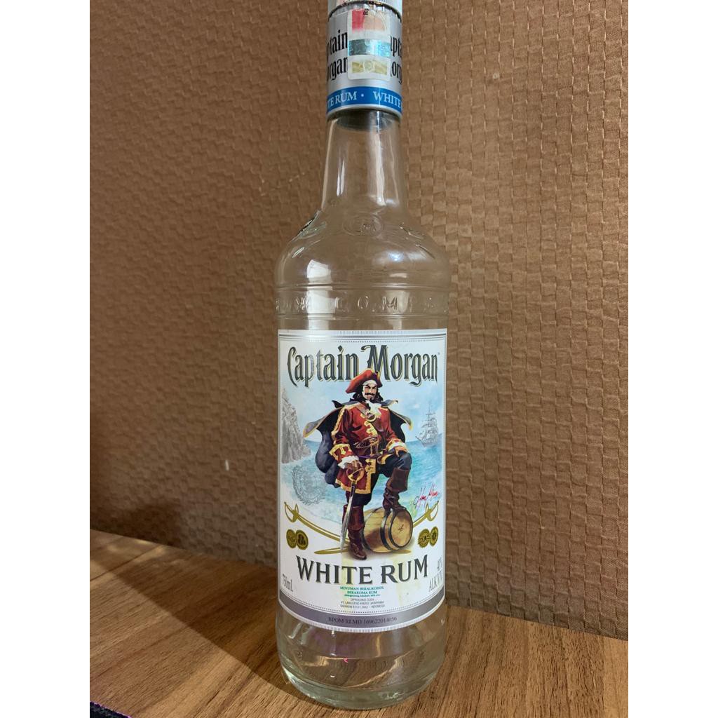 Jual botol miras bekas Captain Morgan White Rum untuk koleksi | Shopee ...