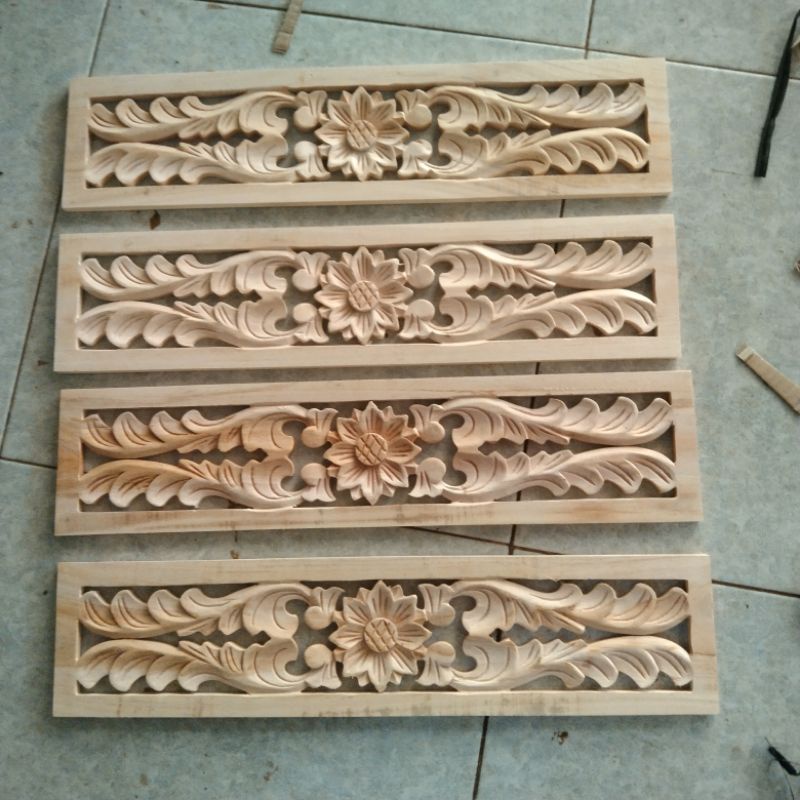 Jual ornamen ukiran tempel hiasan pintu dekorasi dinding kepingan ...