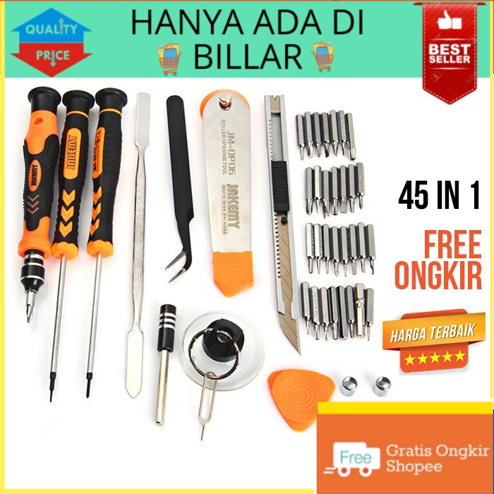 Jual 45 ALAT REPARASI ELEKTRONIK TOOL BOX SERVICE PERANGKAT HP TABLET ...