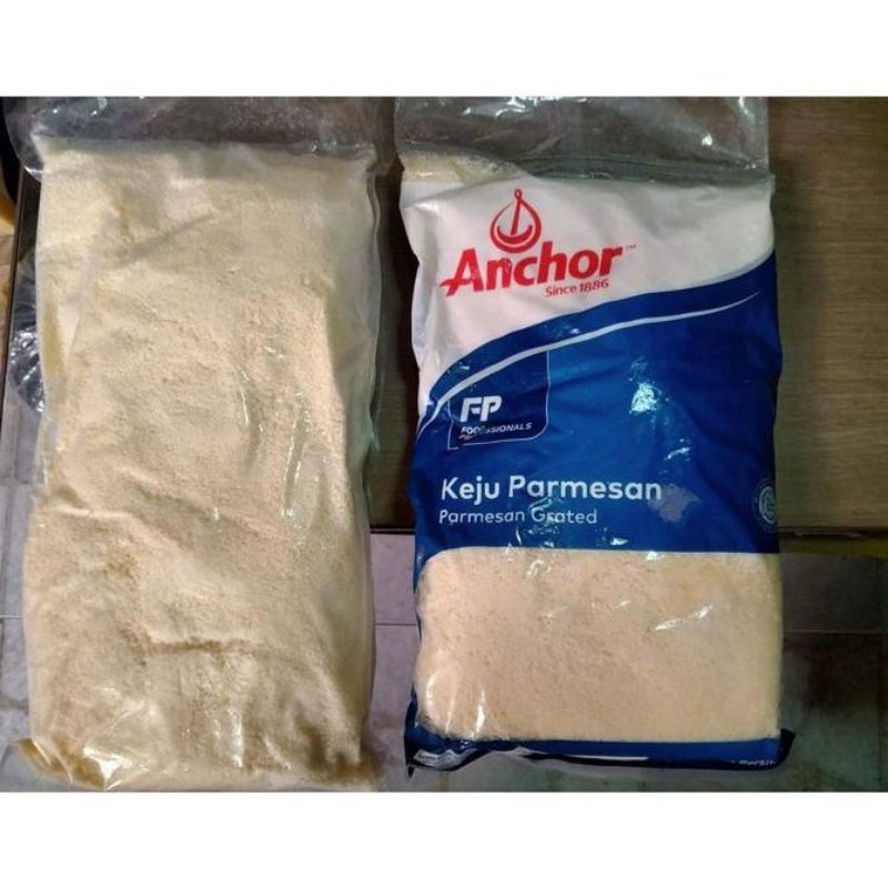 Jual Anchor Parmesan Cheese Repack 1kg Keju Parmesan Bubuk | Shopee ...