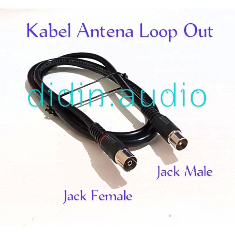 Jual Kabel Loop Out Set Box Antena Male to To Female 1 Meter | Shopee ...