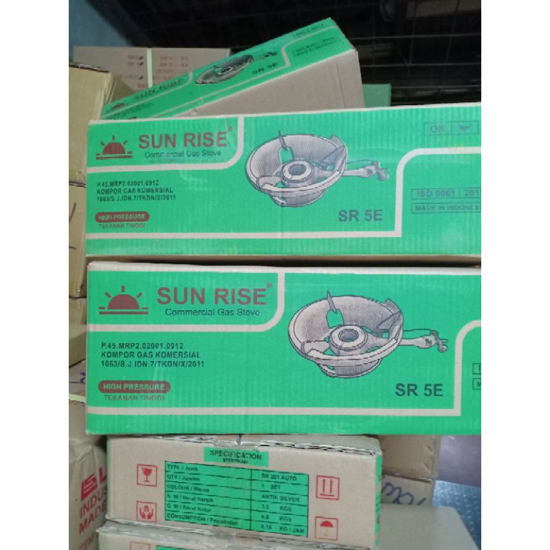 Jual KOMPOR GAS SUN RISE SR 5E MANUAL ISI 1 PCS | Shopee Indonesia