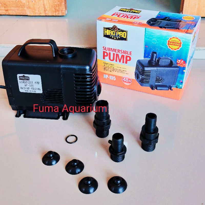 Jual HIRO PRO 105 HP-105 Pompa kolam Filter Akuarium hidroponik Waterfall Power Head Submersible ...