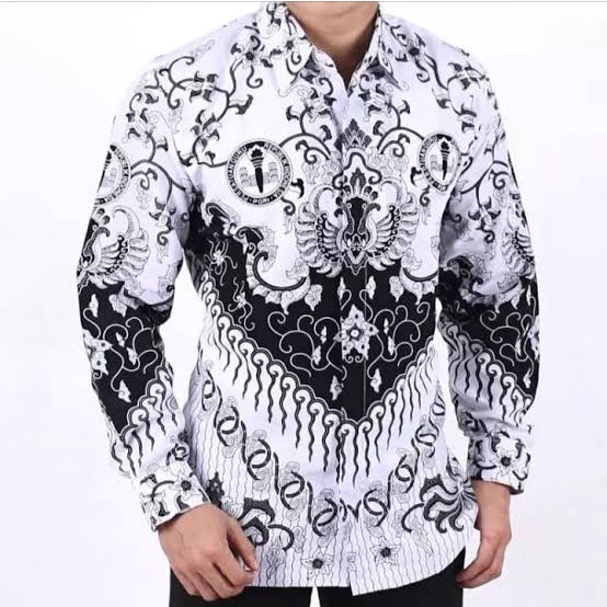 Jual Kemeja Batik PGRI pria motif Kusuma Bangsa_PGRI pria_seragaman ...