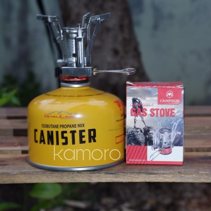 Jual paket kompor lipat ultralight merk campsor plus tabung canister ...
