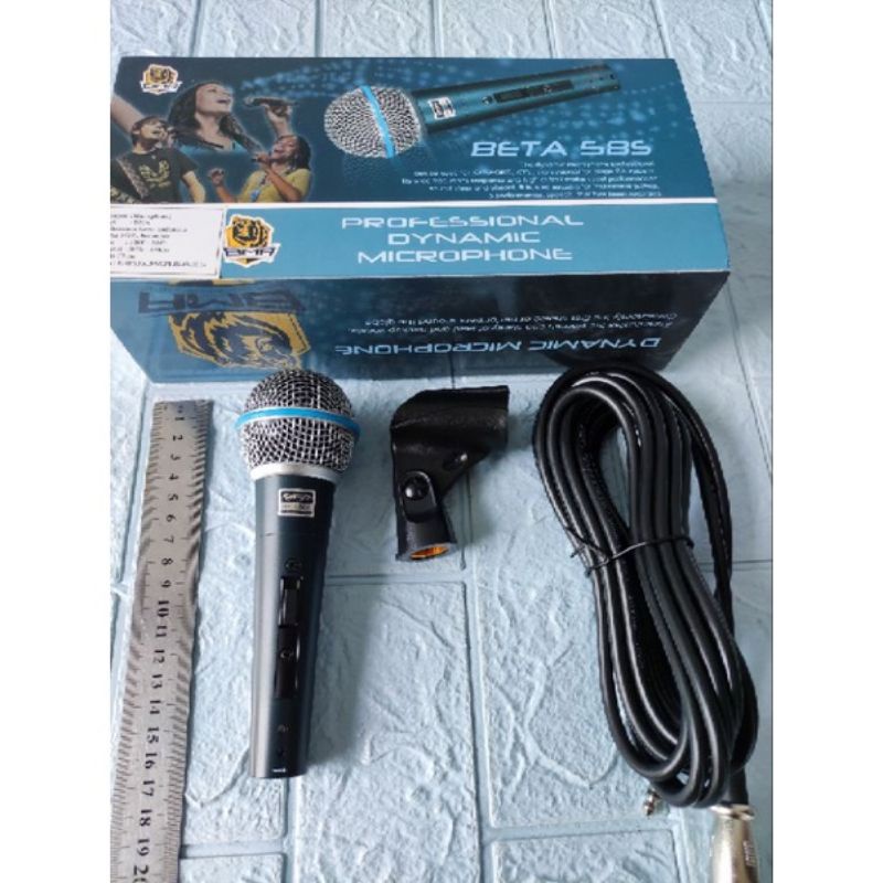 Jual Mic Dynamic BMA BETA58S Beta 58S Beta 58 Beta58 Switch Saklar Mik Vokal Original BMA Suara ...