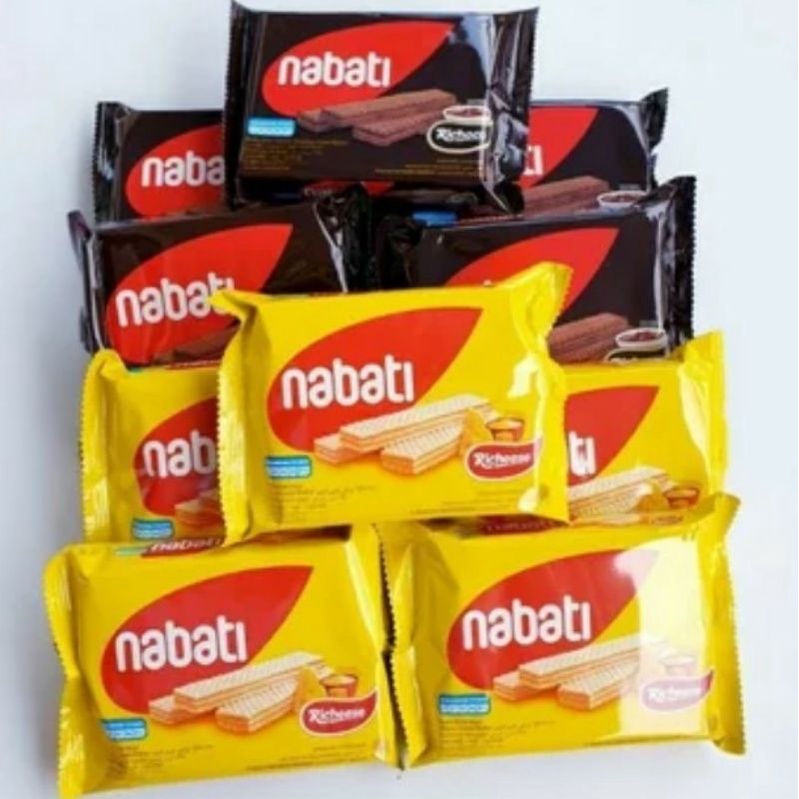 Jual Nabati Wafer rasa Coklat dan Keju (Baca Deskripsi) | Shopee Indonesia