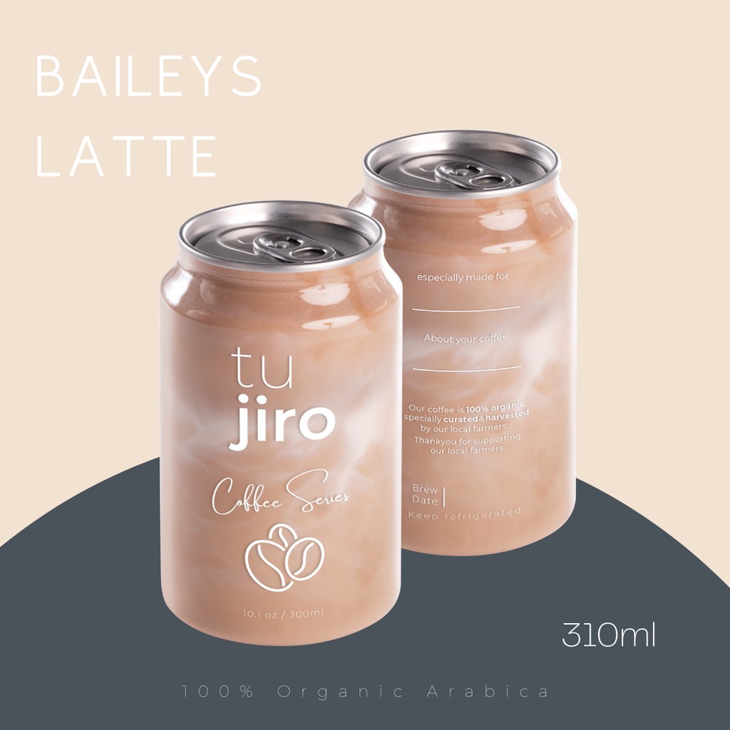 Jual Tujiro - Irish Cream Latte 310ml, Kopi Susu Organik Rasa Irish ...