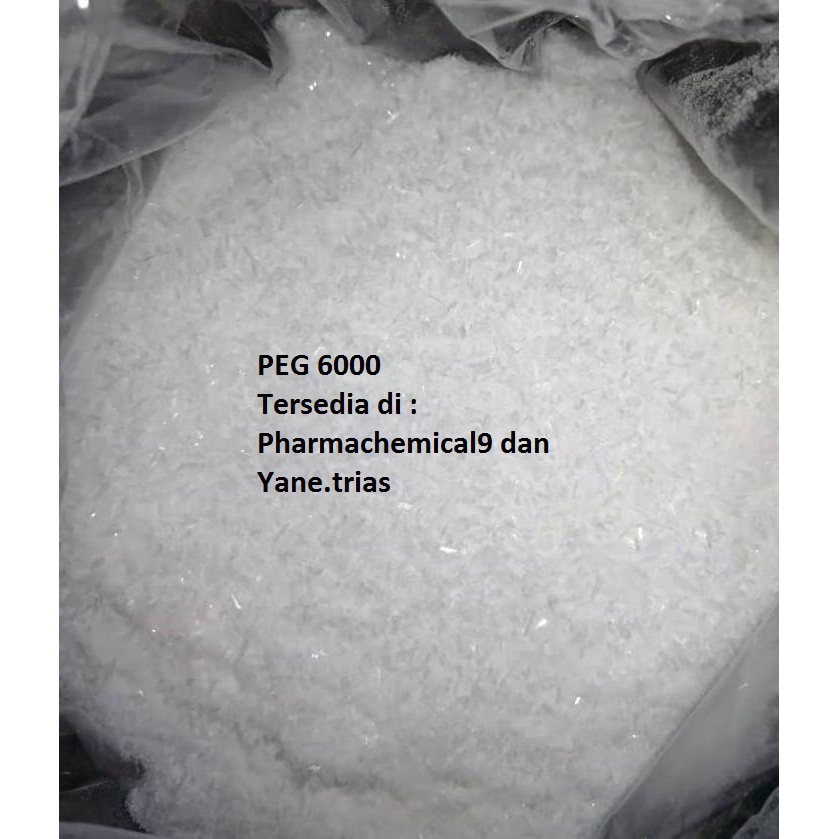 Jual PEG 6000 makrogol 6000 seberat 1 kg | Shopee Indonesia