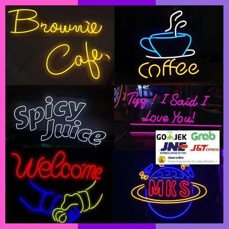 Jual Neon Flex 10 Meter Soket 220V Led Neon Fleksibel Selang Susu Putih ...