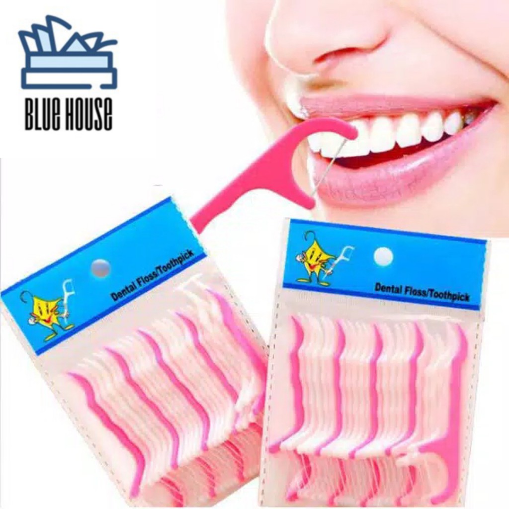 Jual Tusuk Benang Gigi Dental Floss Isi 25pcs | Shopee Indonesia