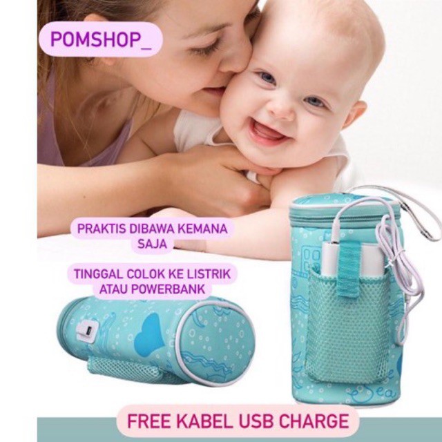 Jual pemanas botol susu portable - penghangat botol susu portable ...