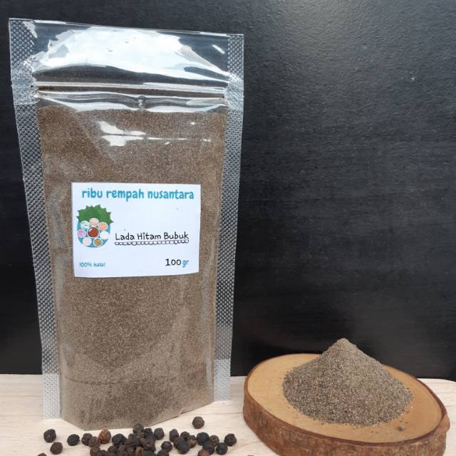 Jual 50gr - 250gr Lada Hitam Bubuk 100% Asli / Merica Hitam / Black ...