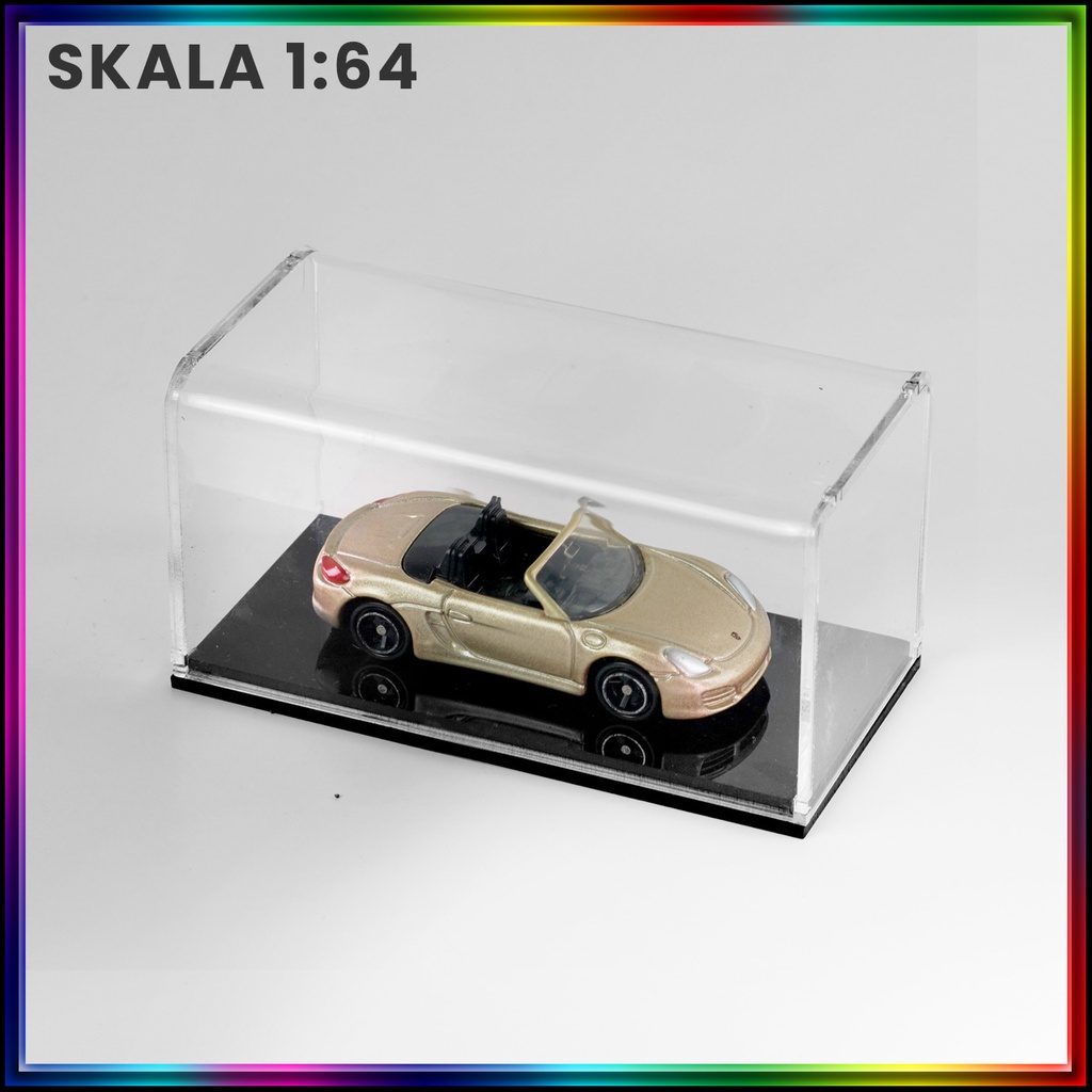 Jual Box Diecast Skala 1 : 64 (10x5x5) cm Model Tekuk Full Akrilik ...