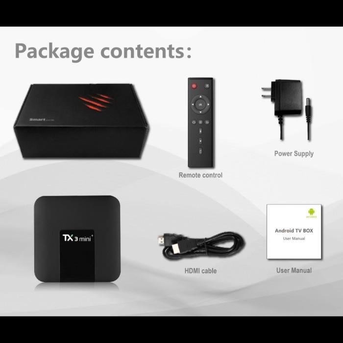 Jual Android tv box TX3 mini plus 2022 ANDROID 11 amlogic S905W2 Full ...
