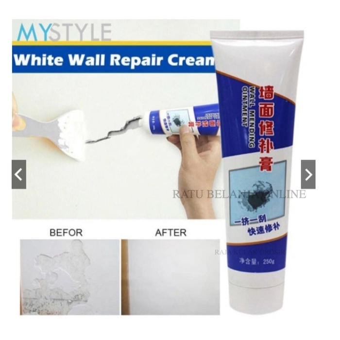 Jual Cream Dempul Amplas Penutup Dinding Krim Reparasi Wall Kompon ...