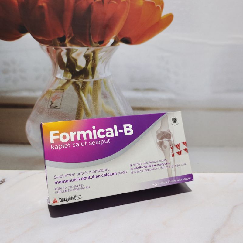 Jual formical B Box 30tablet Suplemen Kalsium | Shopee Indonesia