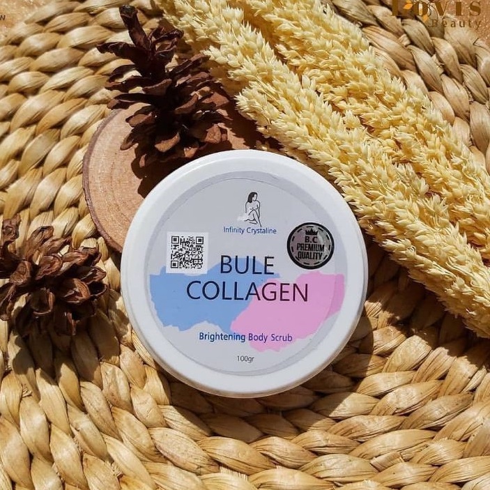 Jual [KEMASAN BARU] BULE COLLAGEN BRIGHTENING BODY SCRUB BPOM ORIGINAL | Shopee Indonesia