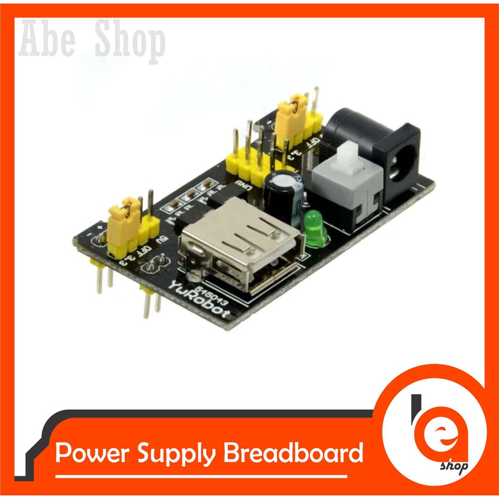 Jual Power Supply Breadboard MB 102 Dual Output 3.3V & 5V PSU ... Jual Power Supply Breadboard MB 102 Dual Output 3.3V & 5V PSU ...