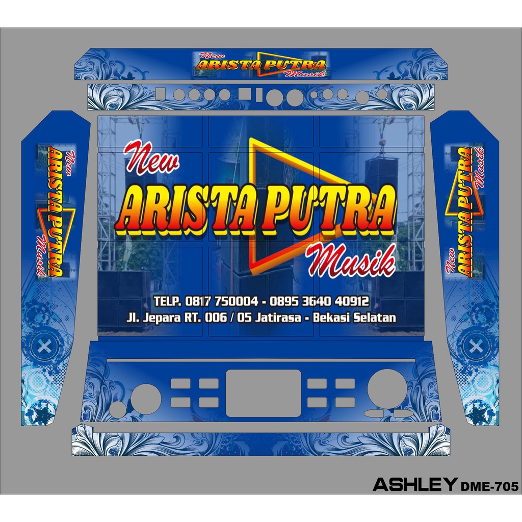Jual STICKER DRUM ELEKTRIK ASHLEY DME 705 | Shopee Indonesia