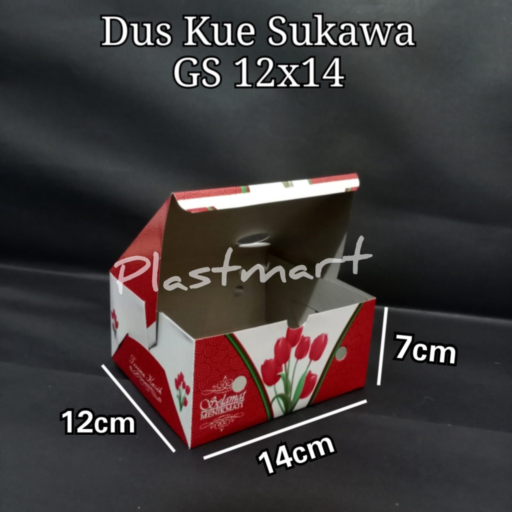 Jual Dus Kue GS SUKAWA - Box Kue Makanan/Snack @100pcs | Shopee Indonesia