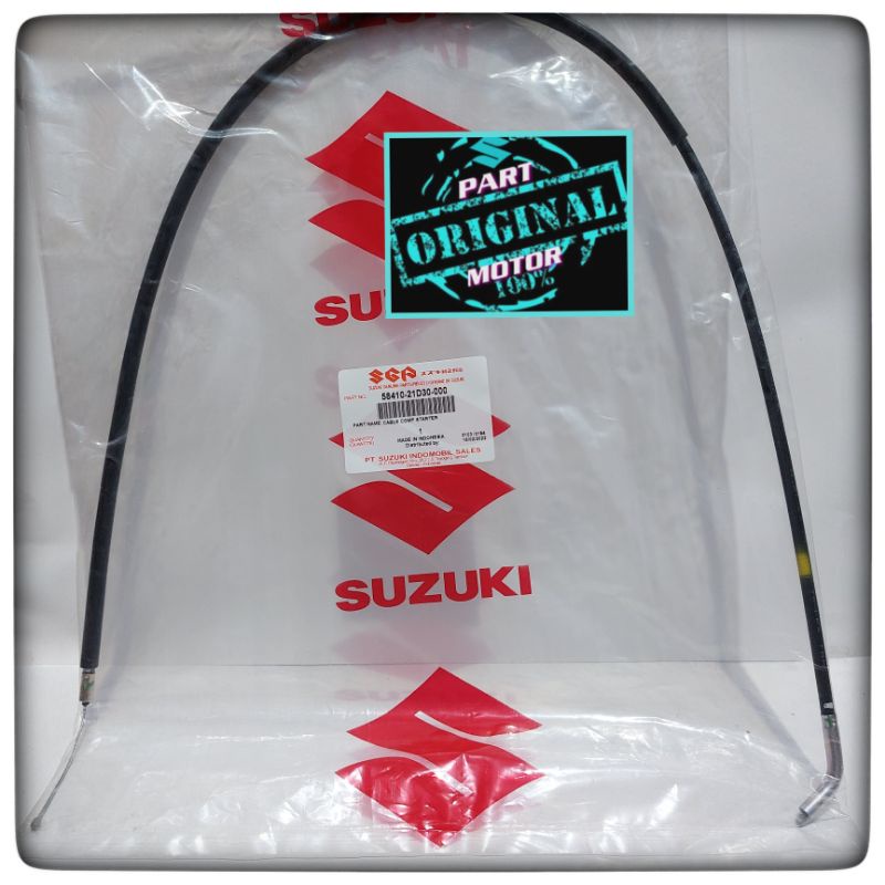 Jual Kabel cable tali cuk chuk choke satria 2 tak hiu lumba ori SGP | Shopee Indonesia