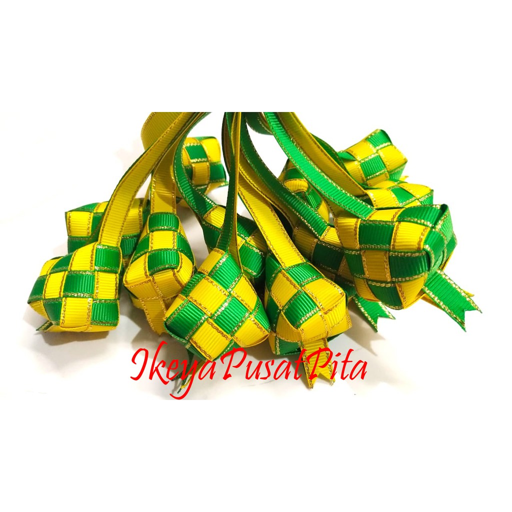 Jual (1 pcs) Pita Idul Fitri | Pita Lebaran | Pita Ketupat | Pita ...
