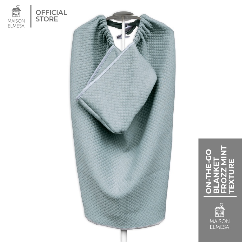 Jual [BEST SELLER] MAISON ELMESA On The Go Blanket Cotton Texture ...