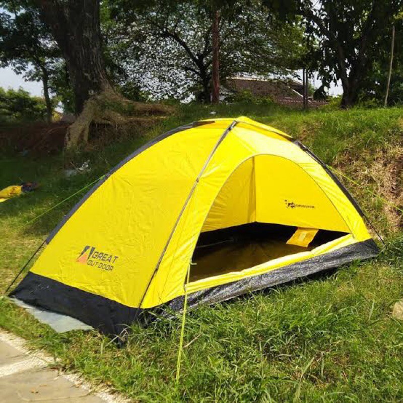 Jual Tenda Doom camping greatoutdoor monodome Pro 2 person | Shopee ...