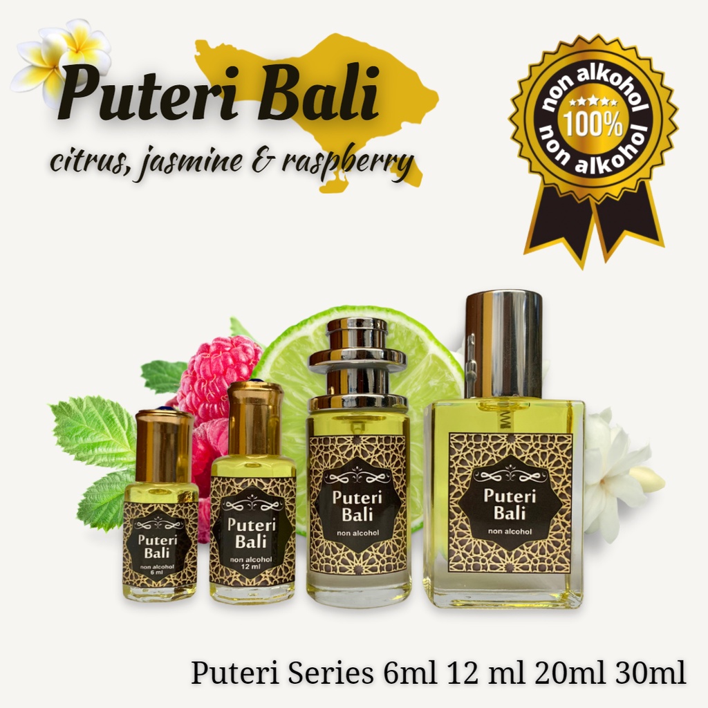 Jual Parfum Puteri Bali Minyak Wangi Cewek Non Alkohol Putri Series ...
