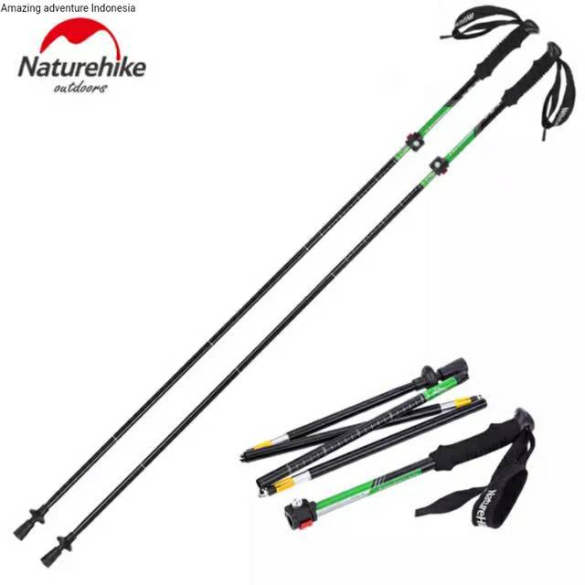 Jual TREKKING POLE LIPAT TRACKING POLE ALUMUNIUM ULTRALIGHT TONGKAT ...