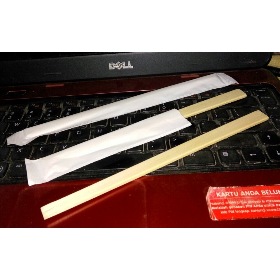 Jual Chopstick Genroku / Sumpit Kayu Bungkus kertas ( 50 pcs ) | Shopee ...