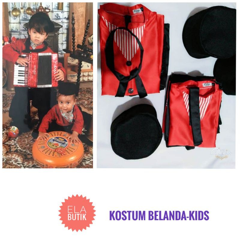 Jual kostum belanda-anak-kostum internasional-baju negara belanda-anak ...