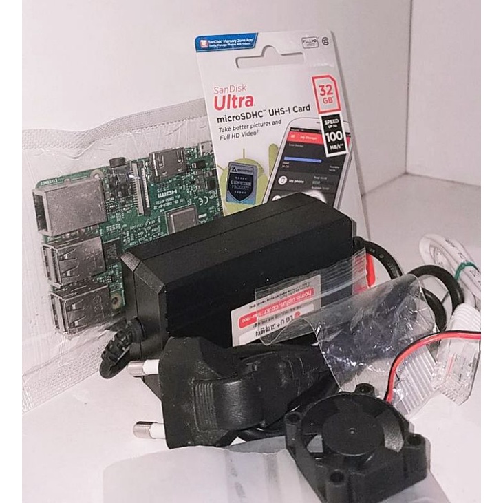 Jual Raspberry Pi3 Pi 3 Model b 3b Paket Lengkap Komplit Complete Siap ...