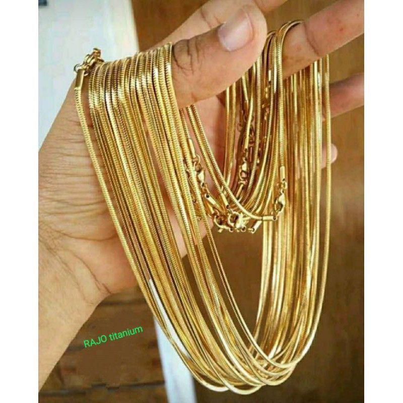 Jual KALUNG TITANIUM SILVER PRIA DAN WANITA PERAK DAN EMAS ANTI KARAT ...