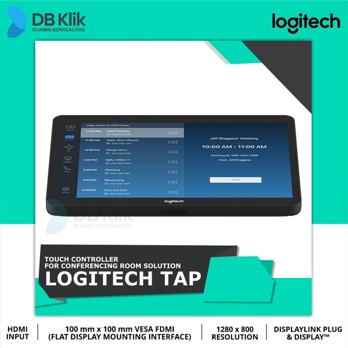 Jual Logitech TAP Touch Controller For Video Conferencing ( Logitech ...