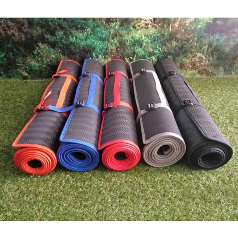 Jual matras outdoor camping yoga / matras hiking / matras spon karet ...