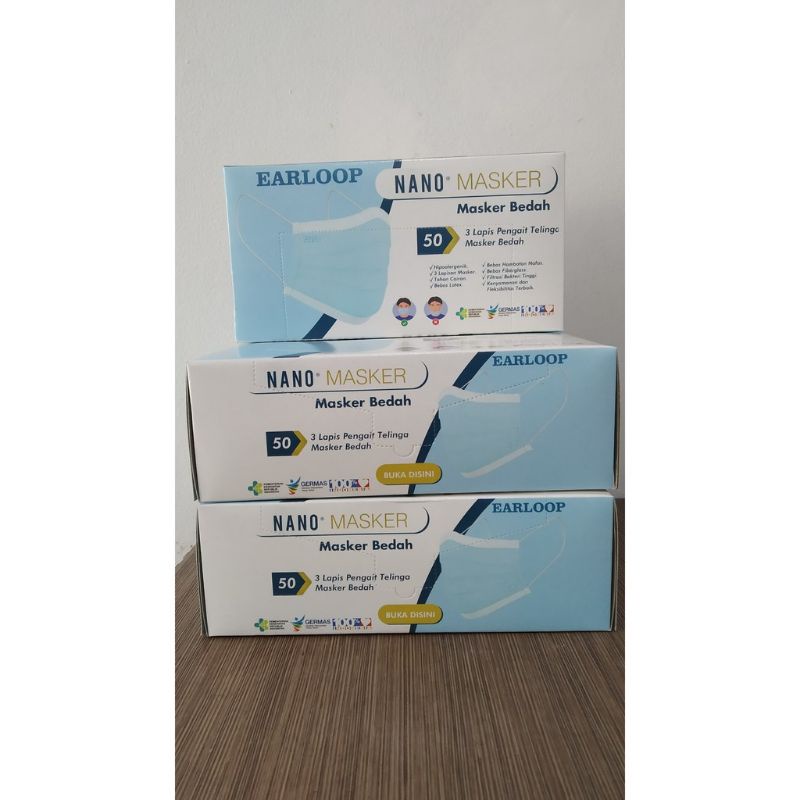 Jual Masker Nano Medis Earlop/Hijab | Shopee Indonesia