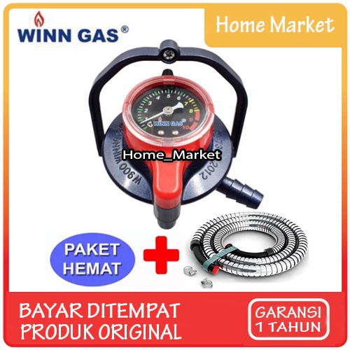 Jual REGULATOR WINN GAS TEKANAN TINGGI DAN TEKANAN RENDAH W900 +METER ...
