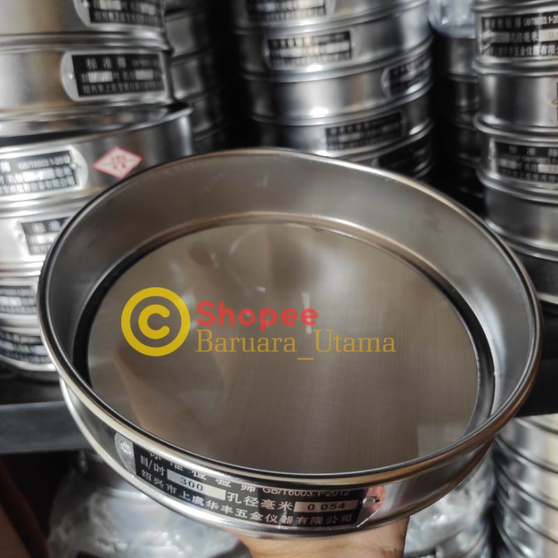 Jual Test Sieve Ayakan Mesh 300 - 0,054mm | Shopee Indonesia