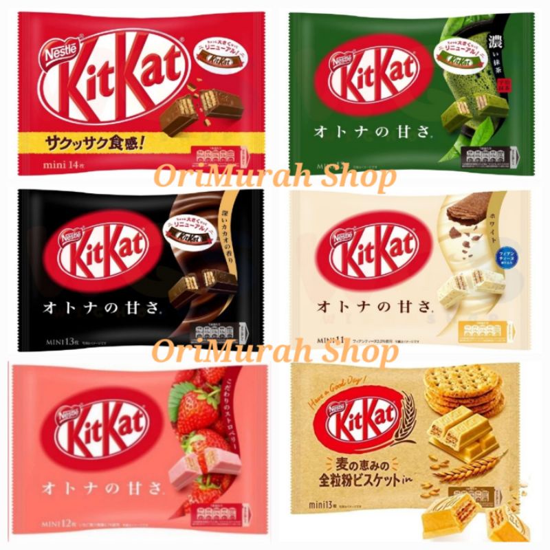Jual Kitkat Mini Japan Coklat Nestle Kit Kat Mini Jepang Matcha Green ...