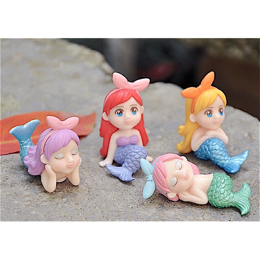 Jual JUAL SATUAN Topper cake / miniatur figure Princess Ariel Kerang ...