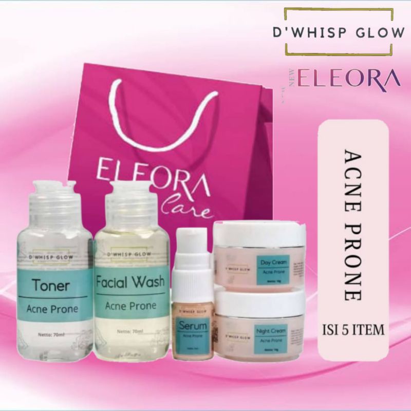 Jual PROMO DWHISP GLOW ELEORA ACNE JERAWAT BERUNTUSAN ELEORA OFFICIAL ...