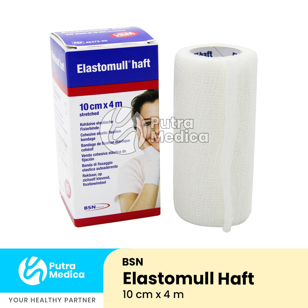 Jual BSN Elastomull Haft 10cmx4m / Pembalut Luka Cedera / Plester ...