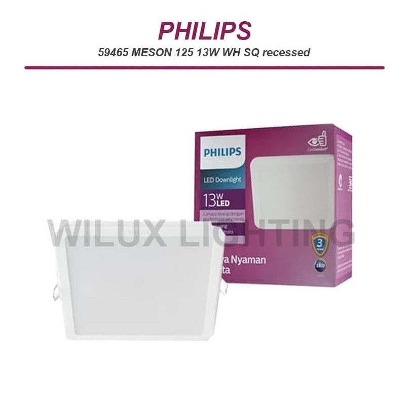 Jual DOWNLIGHT LED PHILIPS 59465 MESON 13 W SQ - LAMPU PLAFON | Shopee Indonesia