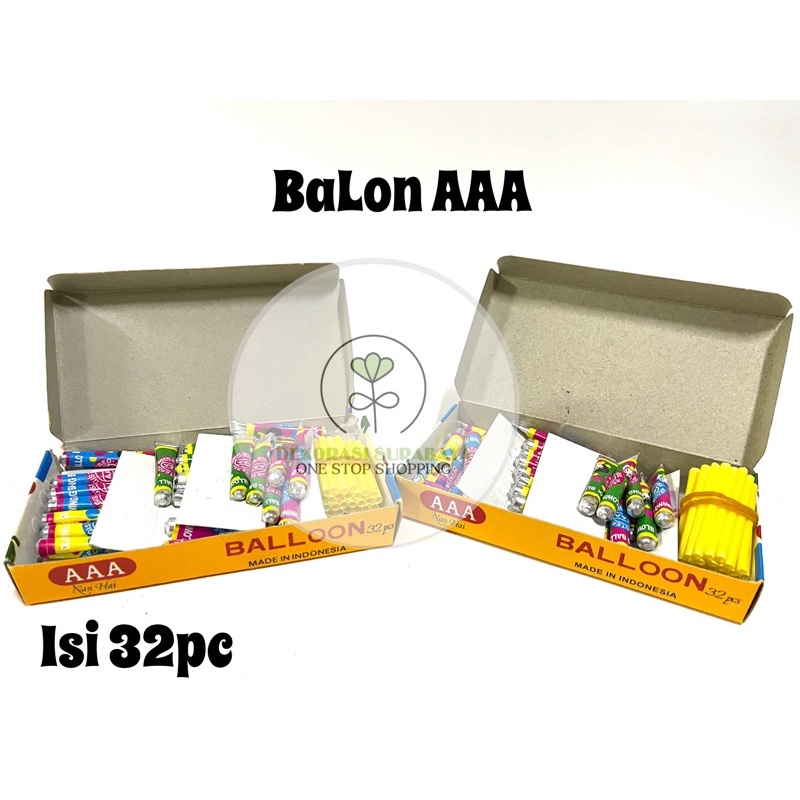 Jual Balon Pencet AAA / Balon tiup AAA / Balon tiup jadul | Shopee ...
