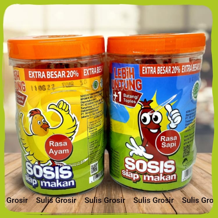 Jual Sosis So Nice Toples Siap Makan Rasa Ayam Rasa Sapi Rasa Otak Otak Shopee Indonesia