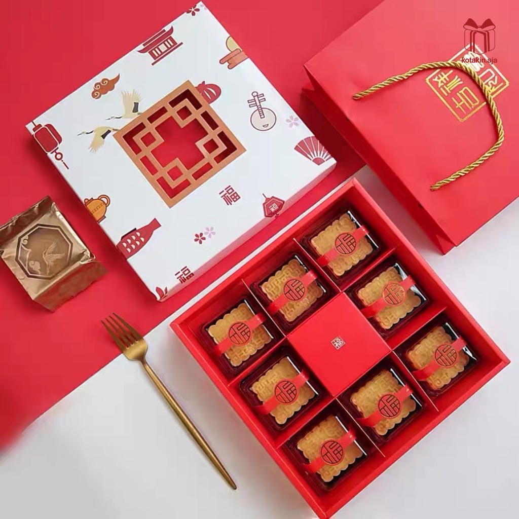 Jual Mooncake Box / Hampers Mid Autumn Festival / Box Kue Bulan / Kotak ...