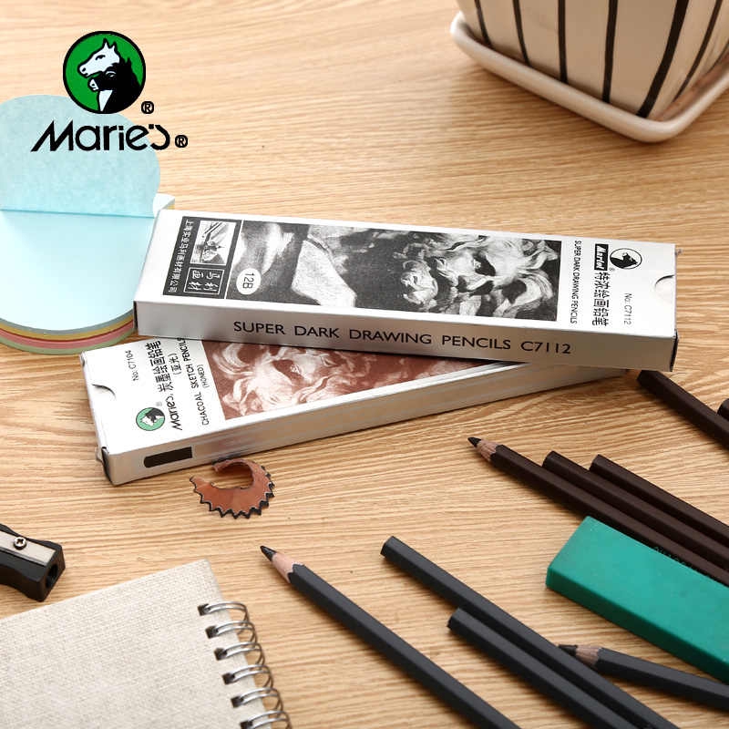 Jual Maries Drawing Pencil 10B 12B 14B / Pensil Lukis 10B 12B 14B | Shopee Indonesia