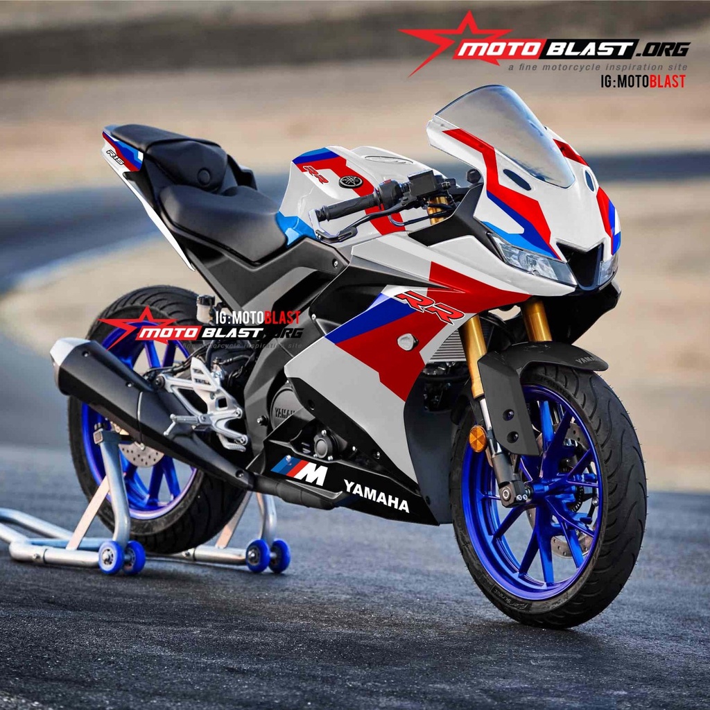 Jual Decal Sticker Motor Motoblast - R15 V3 Livery BMW Tricolor WSBK ...